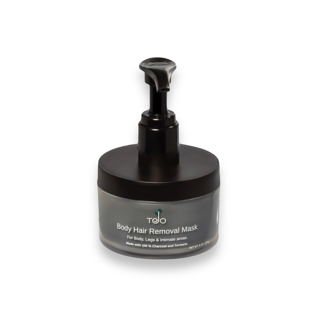 Body Hair Removal Mask Charcoal and Turmeric – Theorganicones